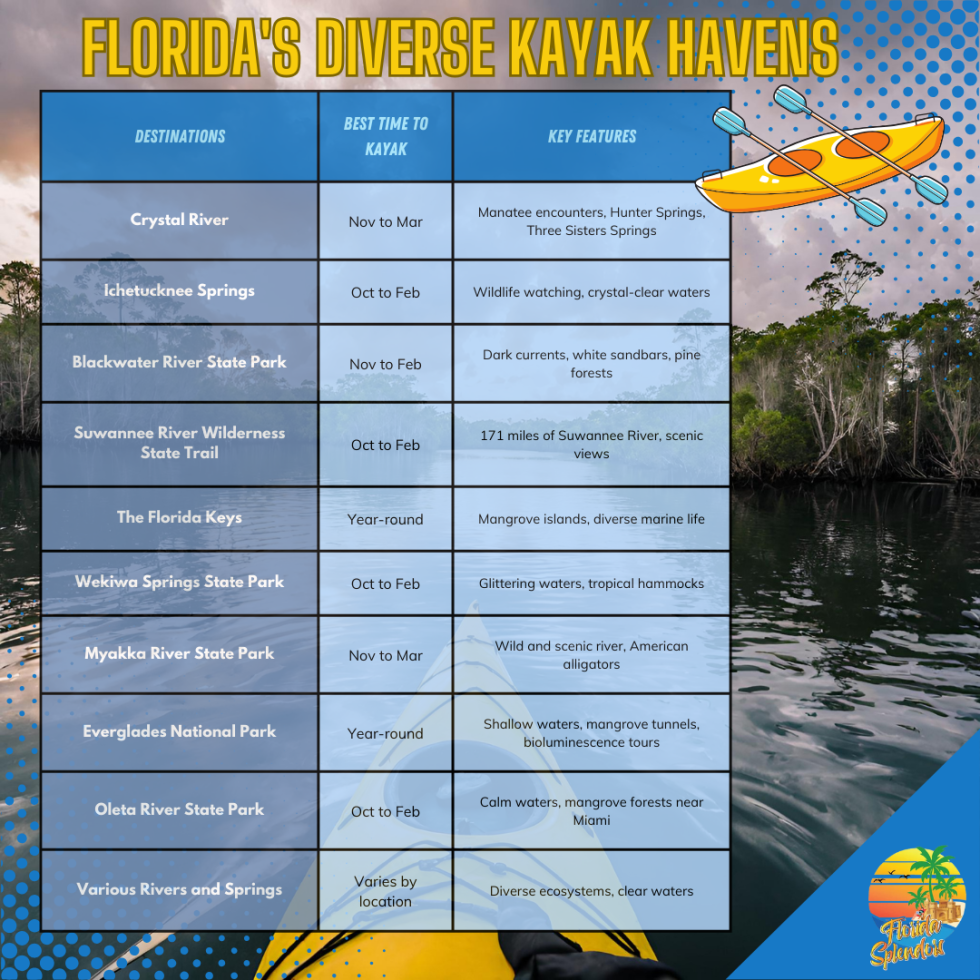 Best Time to Kayak in Florida: A Comprehensive Guide - Florida Splendors